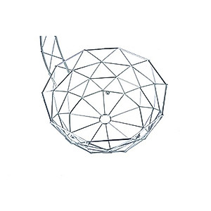 ROSYLINE Fruit basket banana hanger, removable banana hanger, home decoration (chrome)