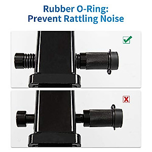 METOWARE Trailer Hitch Lock Hitch Receiver Pin Lock Fits 2”- 3-1/2" Receiver Class III IV V Hitches with 5/8" Dia 4” Lock Pin and 8 Anti-Rattle Rubber O-Rings Receiver Hitch Lock (1 Pack)