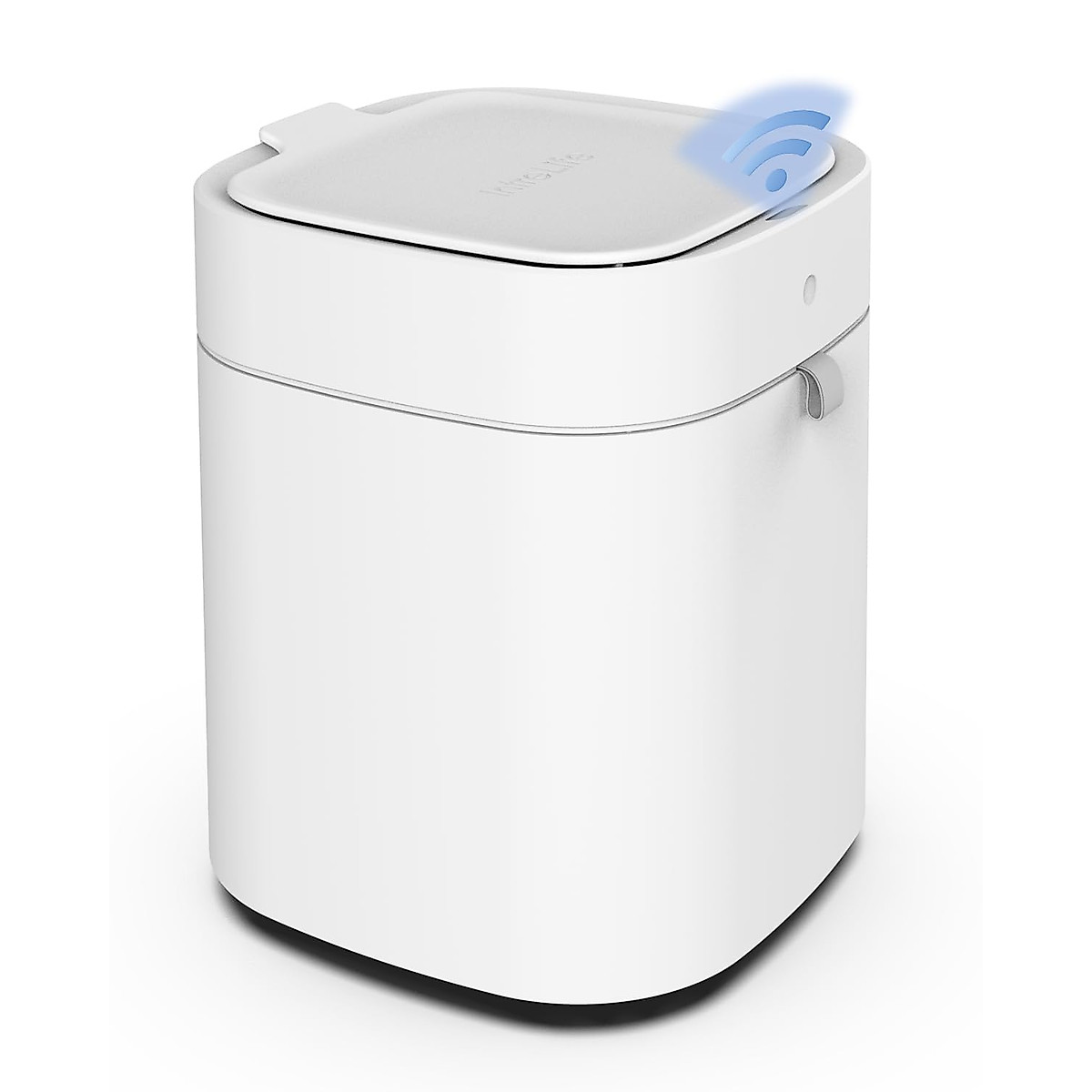 IntreLife Automatic Trash Can, 3.5 Gallon Self-Sealing and Self-Changing Smart Trash Can, Rechargeable Touchless Motion Sensor Trash Bin with Lid for Bathroom Kitchen Office Bedroom(White)