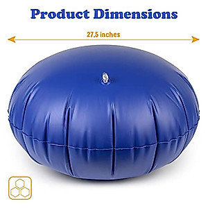 Y- STOP Kids Pod Swing Replacement Inflatable Cushion, Indoor Swing for Kids Thickened PVC Inflatable Cushion (27.5 inches)