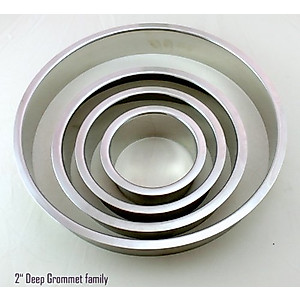 Hardware Concepts Polished Stainless Steel 6" x 2" Trash Grommet… (1)