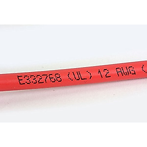 Temco 1 Pair 50 ft Solar Panel Extension Red Connector Male Female 12 AWG Gauge PV Cable Wire