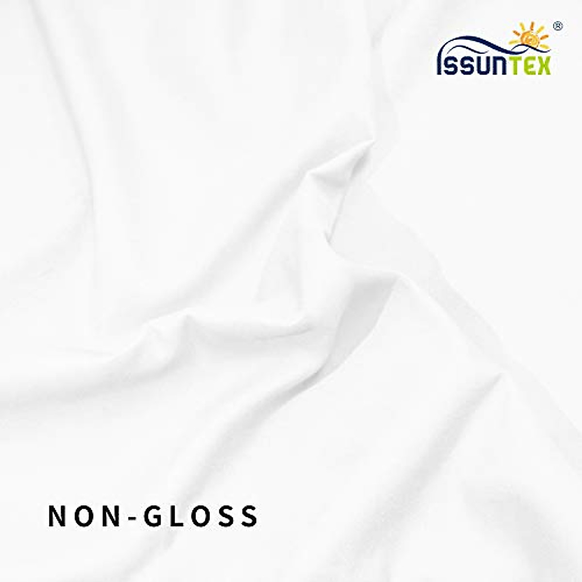 ISSUNTEX 6X9 ft Background Muslin Backdrop, Photo Studio, Collapsible High Density Screen for Video Photography and Television-White