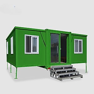 Prefabricated Expandable Trailer Party 20Ft 40ft Container House 2 3 Bedroom Foldable Expandable Tiny Home with Shower