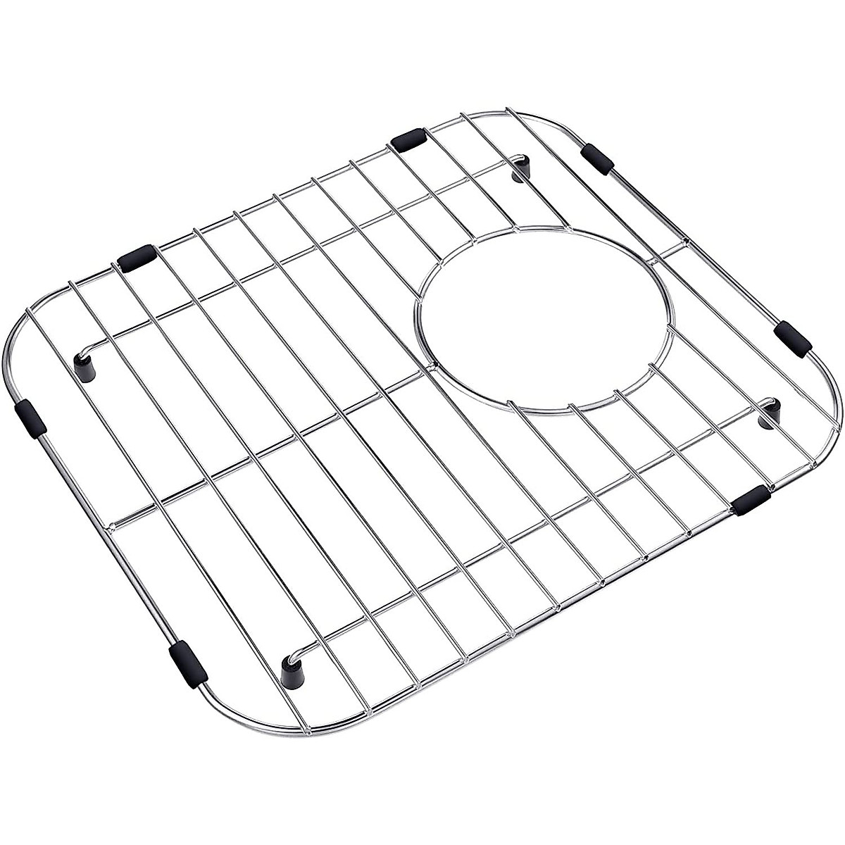 DGBRSM 24 Sets Kitchen Sink Rack Feet Sink Protector with Bumpers Sink Replacement Feet for Kitchen Sink Grid Table Covers Socks Plugs Cover Furniture Leveling Feet Furniture Legs, Black