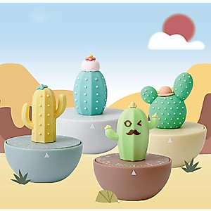 Ranvi Cute Cactus Shaped Time Manager 60 Minutes Mechanical Timer Kitchen Cooking Timer(Blue)