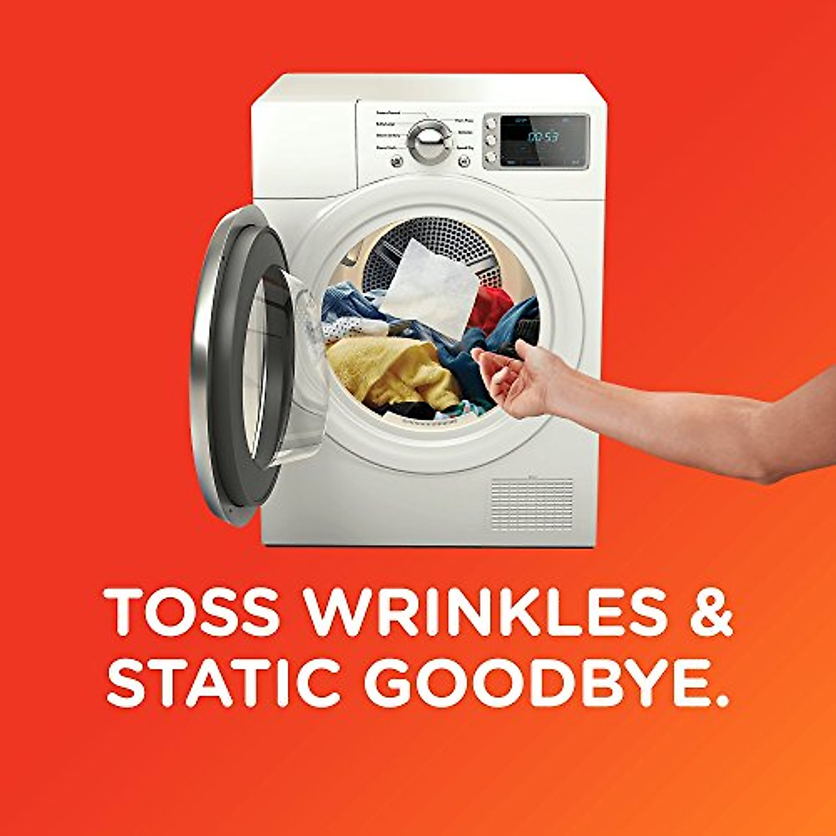 Bounce Free & Gentle Dryer Sheets, 240 Sheets, Unscented Fabric Softener Sheets, Hypoallergenic and Dermatologist Tested