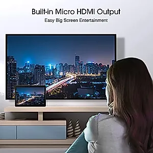 Dragon Touch Notepad K10 Tablet with 64GB Storage, Android 10 inch Tablet, Quad Core Processor, Micro HDMI, IPS HD Display, GPS, 1.3Ghz WiFi