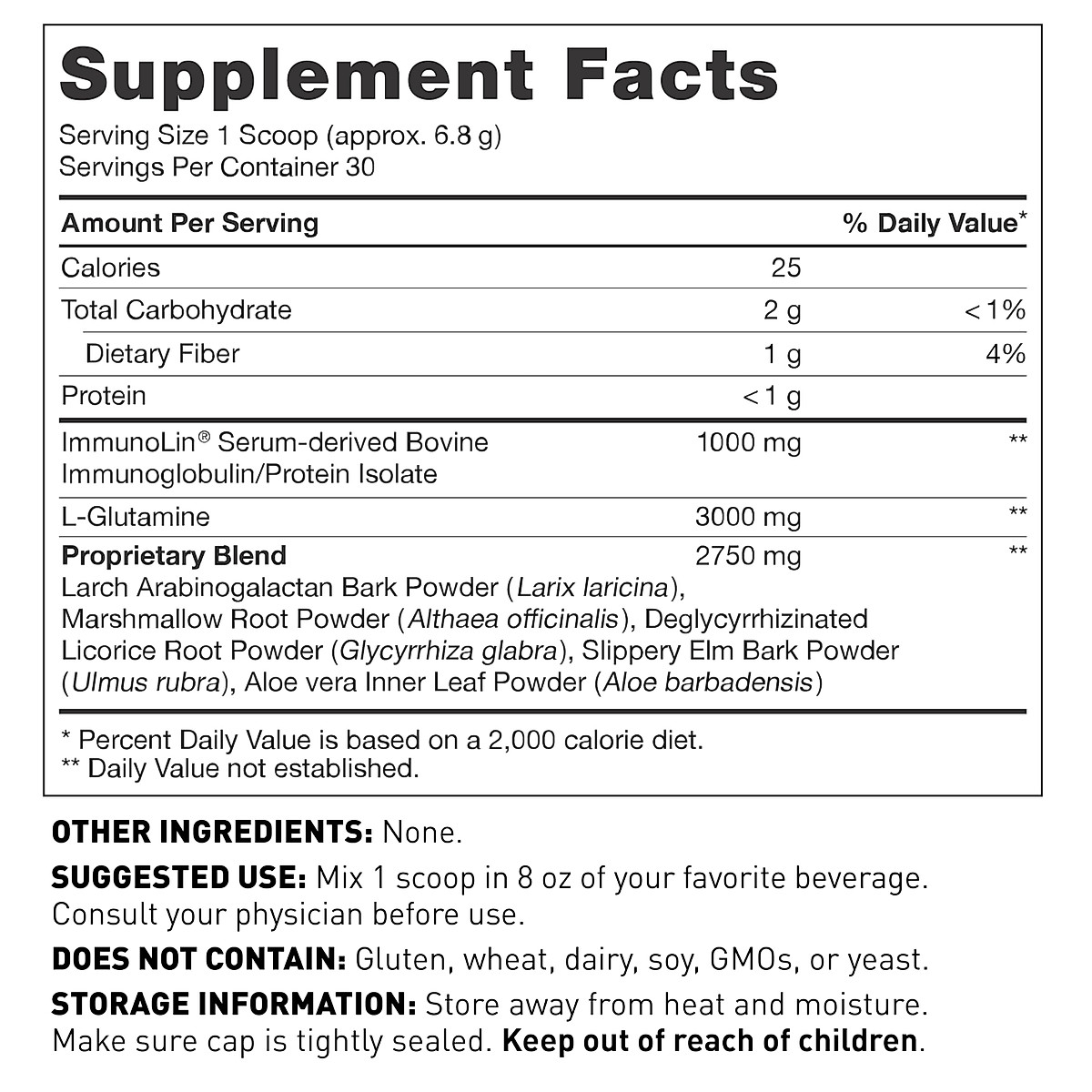 Amy Myers MD Leaky Gut Revive MAX Powder for Leaky Gut Repair “ Potent L-Glutamine Powder to Support Constipation, IBS, Diarrhea, Bloating, Gas, SIBO “ Plant Based Supplement for Gut Health, 1 Month