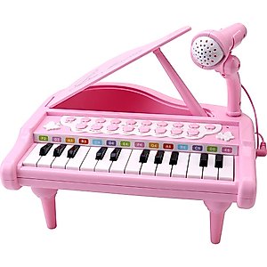 Amy&Benton Piano Toy Baby Piano Toy for Toddlers Piano Pink for Girls 1-3 Girl First Birthday Gift for 1 2 3 Years Old Girl 1st Birthday Toy for Girl 1 2 3 Year Old Girl Gift One Year Old