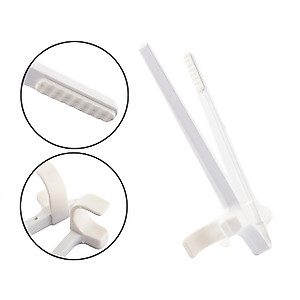 isnack Finger Chopsticks for Gamers - 4 PCS Gamer Chopsticks, Snack Grabber, Chips Chopsticks, Snack Chopsticks for Gamers, Chip Chopsticks, Snack Chopsticks, Chopsticks Helper (2White2Black)