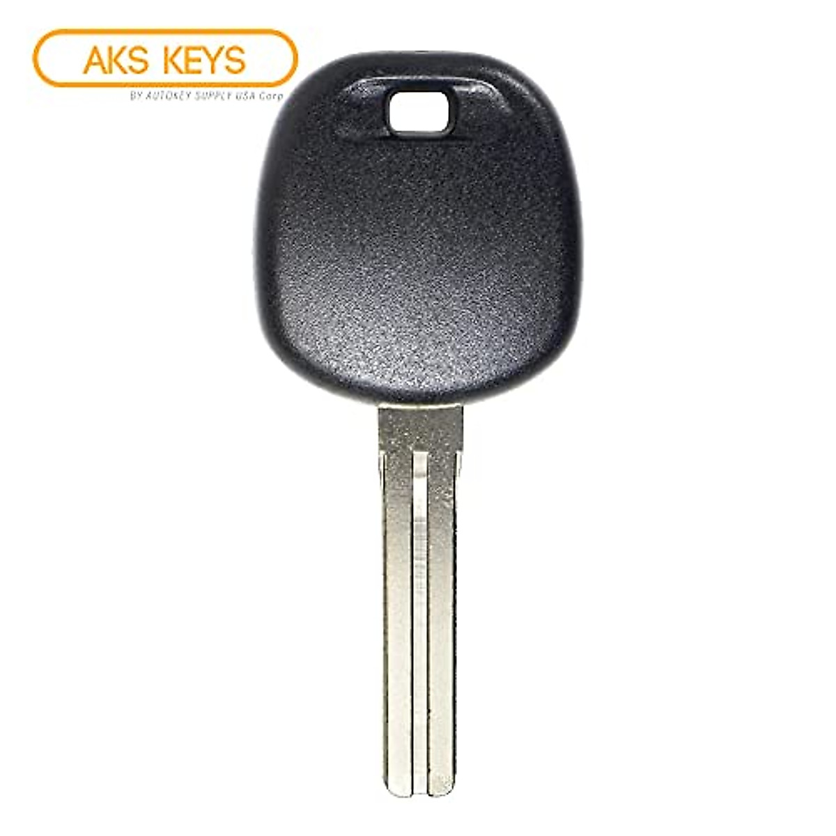 AKS Keys New Uncut Transponder key Compatible with Toyota Scion 4D74 "H" TOY48H-PT
