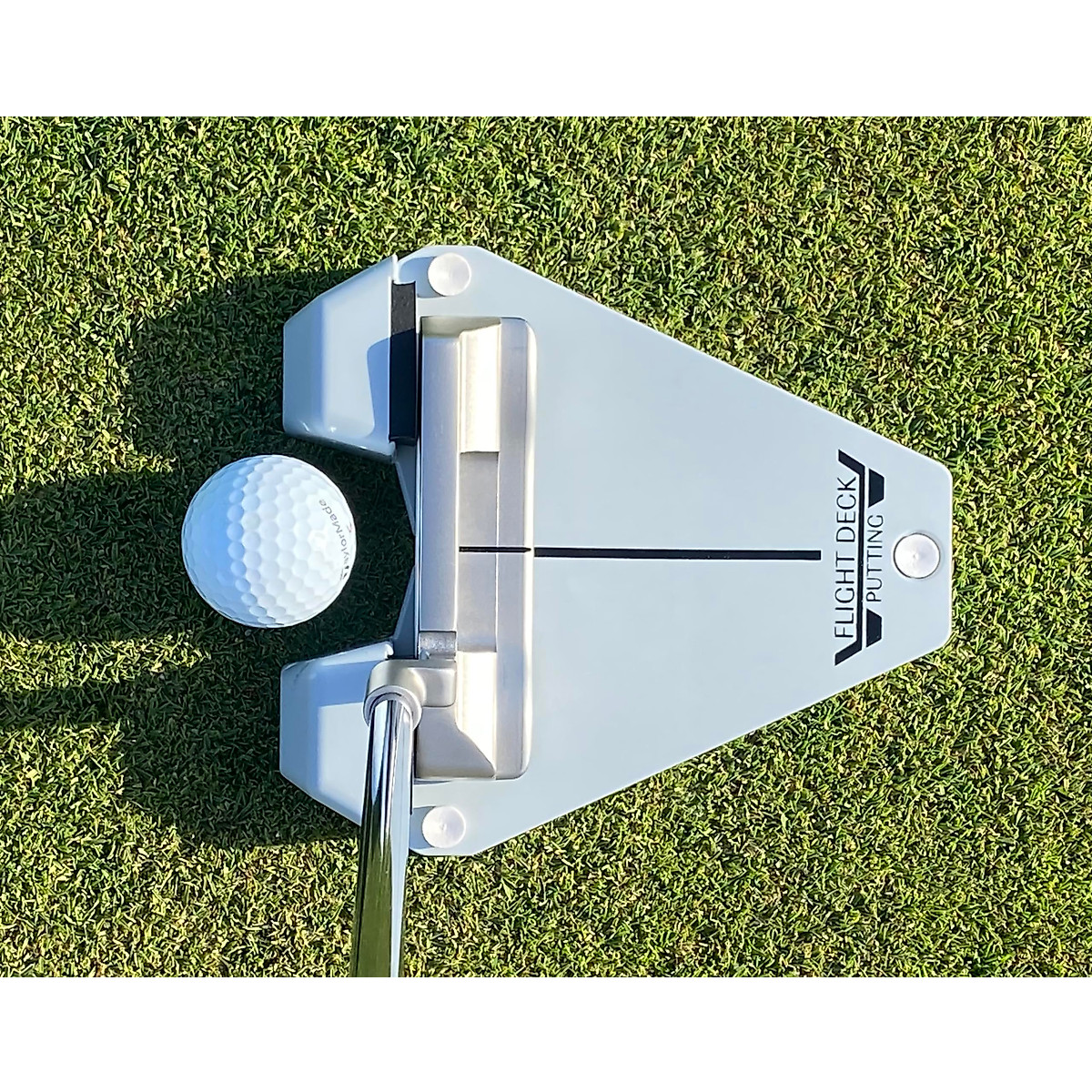 FLIGHT DECK Tour - Outdoor Use - Golf Putting Training Aid - Develop Solid & Square Impact - Original Tour Model - Trains Alignment & Perfect Impact Position - USA-made - Designed by PGA Coach