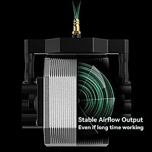 SCULPFUN Air Assist with S9 Air Assist Nozzle Kit, Laser Engraver Air Assist Upgrade, Cut Faster and Deeper, Clean and Smooth Edge Cuts, Perfectly Fits with S9 Laser Engraving Machine