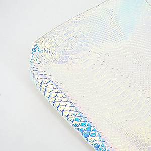 Goodbag Boutique Hologram Tote Bag Laser Snakeskin PU Shoulder Bag Large Capacity Fashion Holographic Handbag