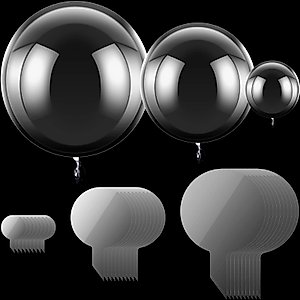 30 Pcs Clear Balloons, Pre Stretched 8 24 36 Inch Bobo Balloons Large Clear Balloons for Stuffing Transparent Latex Balloons Kids' Party Balloons for Easter, Wedding,birthday Party Decorations