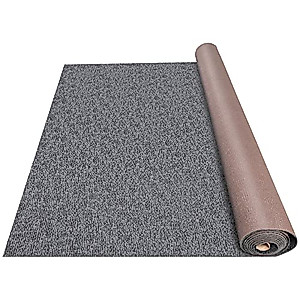 Happybuy Gray Marine Carpet 6 ft x 13.1 ft Boat Carpet Rugs Indoor Outdoor Rugs for Patio Deck Anti-Slide TPR Water-Proof Back Cut Outdoor Marine Carpeting Easy Clean Outdoor Carpet Roll