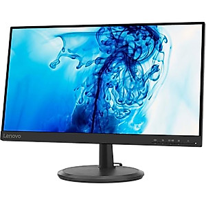 Lenovo D22e-20 Monitor, 21.45” FHD Display, Customizable Tilt Stand, HDMI and VGA Ports, 250 Cd/m² Brightness, Flicker-Free, 75Hz Refresh Rate, AMD FreeSync, Raven Black