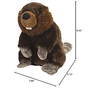 Wild Republic Beaver Plush, Stuffed Animal, Plush Toy, Gifts for Kids, Cuddlekins 8 Inches,Multi