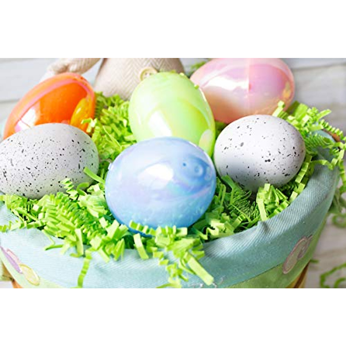 MagicWater Supply Crinkle Cut Paper Shred Filler (1/2 LB) for Gift Wrapping & Basket Filling - Lime Green