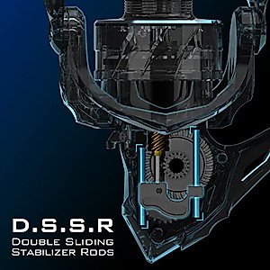 KastKing Spartacus II Spinning Reel, Size 3000 Fishing Reel, IPX5 Waterproof Rating,Spindrift