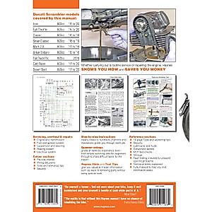 Ducati Scrambler 803 (15 - 20) Haynes Repair Manual (Paperback)