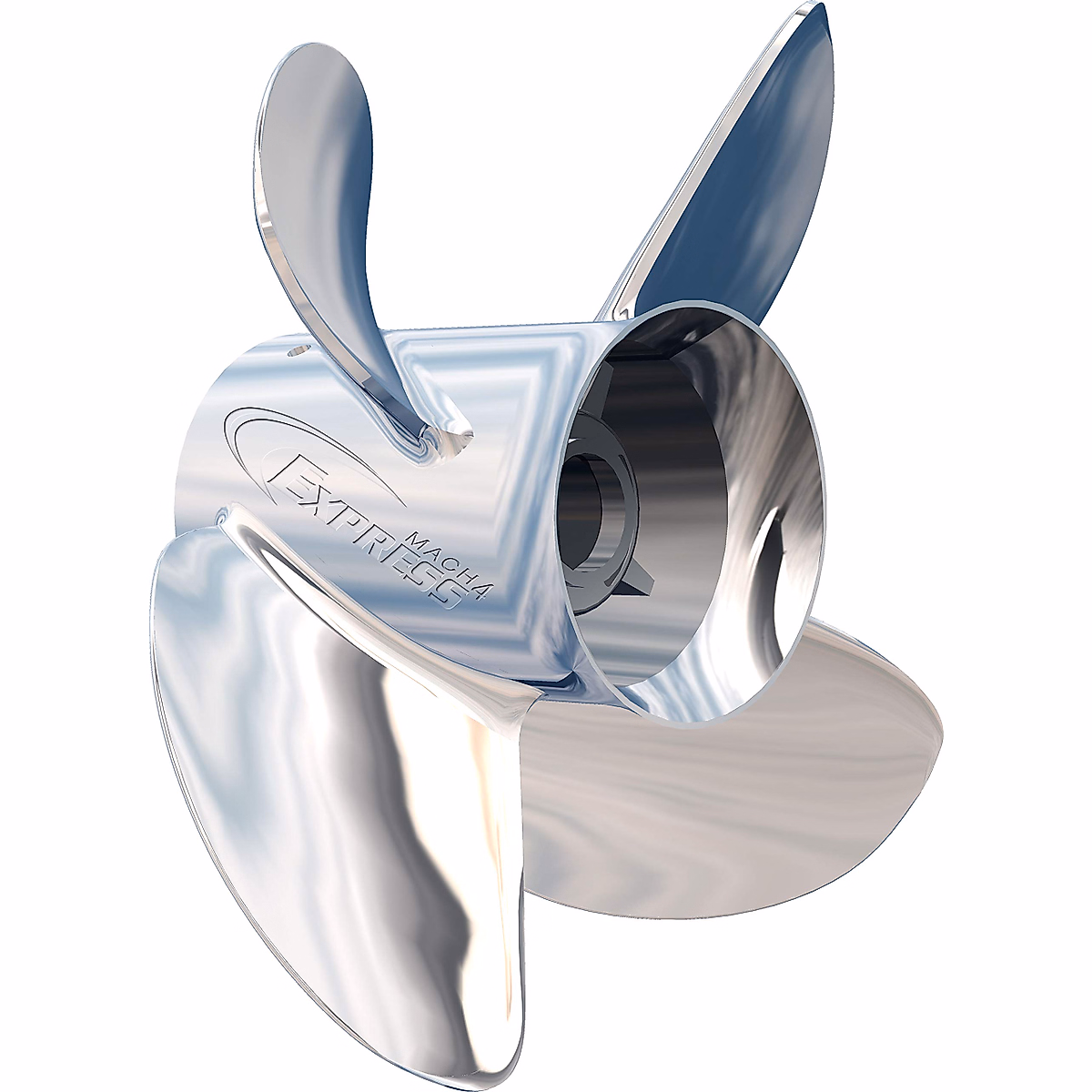 Turning Point Propeller 31501731 Express Right Stainless 4-Blade Propeller (14-1/4 X 17)