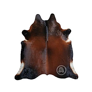Sunshine Cowhides Genuine Mahogany Brown Cowhide Rug XL 6 x 7-8 ft. 180 x 240 cm