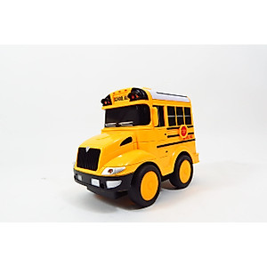 AMPERSAND SHOPS RC Kids Yellow School Bus with Lights and Sound