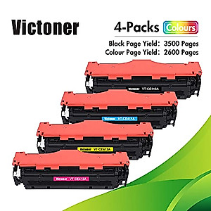 305A Toner Cartridge 4 Pack Replacement for HP 305A 305X CE410A CE411A CE412A CE413A for Pro 400 Color M451nw M475dn M451dn M476nw M351 M375 M451 M475 Pro 300 Color MFP M375nw M351a Series Printer