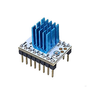 Easycargo 30pcs 3D Printer Heatsink Kit + 3M 8810 Thermal Adhesive Tape, Anodized Aluminum Heatsink 3D Printer Cooler for Cooling TMC2130 TMC2100 A4988 DRV8825 TMC2208 Stepper Motor Driver Module