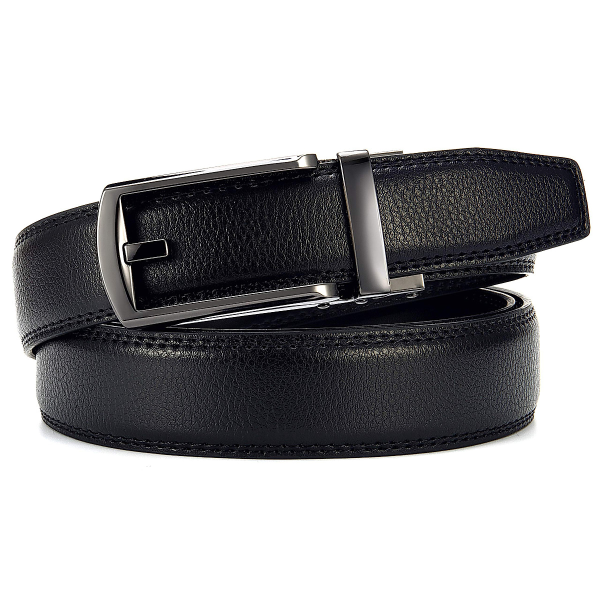 CHAOREN Mens Dress Belt - Ratchet Belt Leather 1 1/4" Comfort Click - Perfect Companion to Mens Dress Shoes