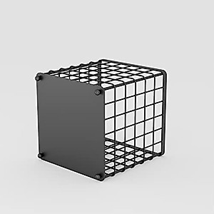 HORIAMIT Coffee Pod Holder Coffee Organizer, K Cup Holder for Counter K pod Container, Creamer Holder, Coffee Bar Accessories Basket Black K Pods Storage