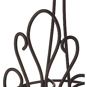 Spectrum Diversified Tuscan Paper Towel Holder, Black