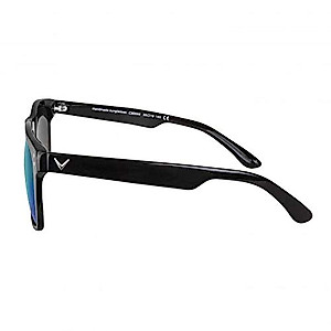 Callaway Men's Atlas Golf Sunglasses, Black with Blue Lens