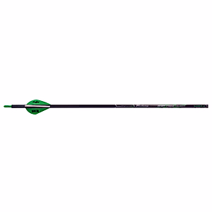 Victory Archery Victory Rip XV Gamer Arrows 400 Blazer Vanes 6 Pk., black