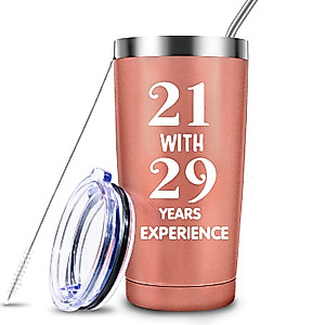JERIO 50th Birthday Gifts for Women, Gifts For Women Turning 50, 50 Years Old Birthday Gifts for Her, Mom, Wife, Sister, Grandma, Friends 20oz Tumbler