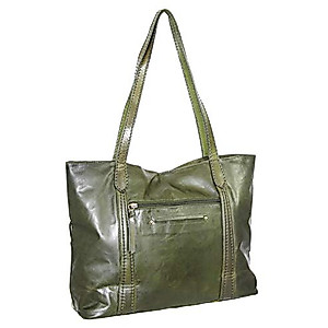 Tiara Leather Tote (Burgundy)