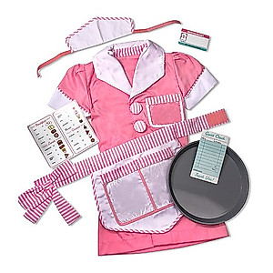 Melissa & Doug Waitress: Role Play Costume Scratch Art Mini-Pad Bundle [47876]