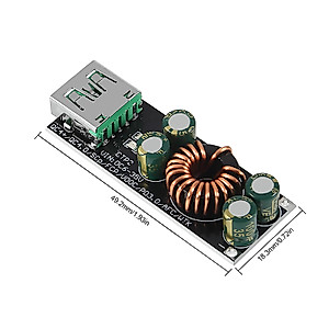 XIITIA 6pcs 60W 6-35V DC to USB-C PD 3.0 QC4.0 Type-A QC3.0 DC Fast Charge 12V 24V Step-Down Power Module USB Type-C Mobile Phone Quick Charge Adapter