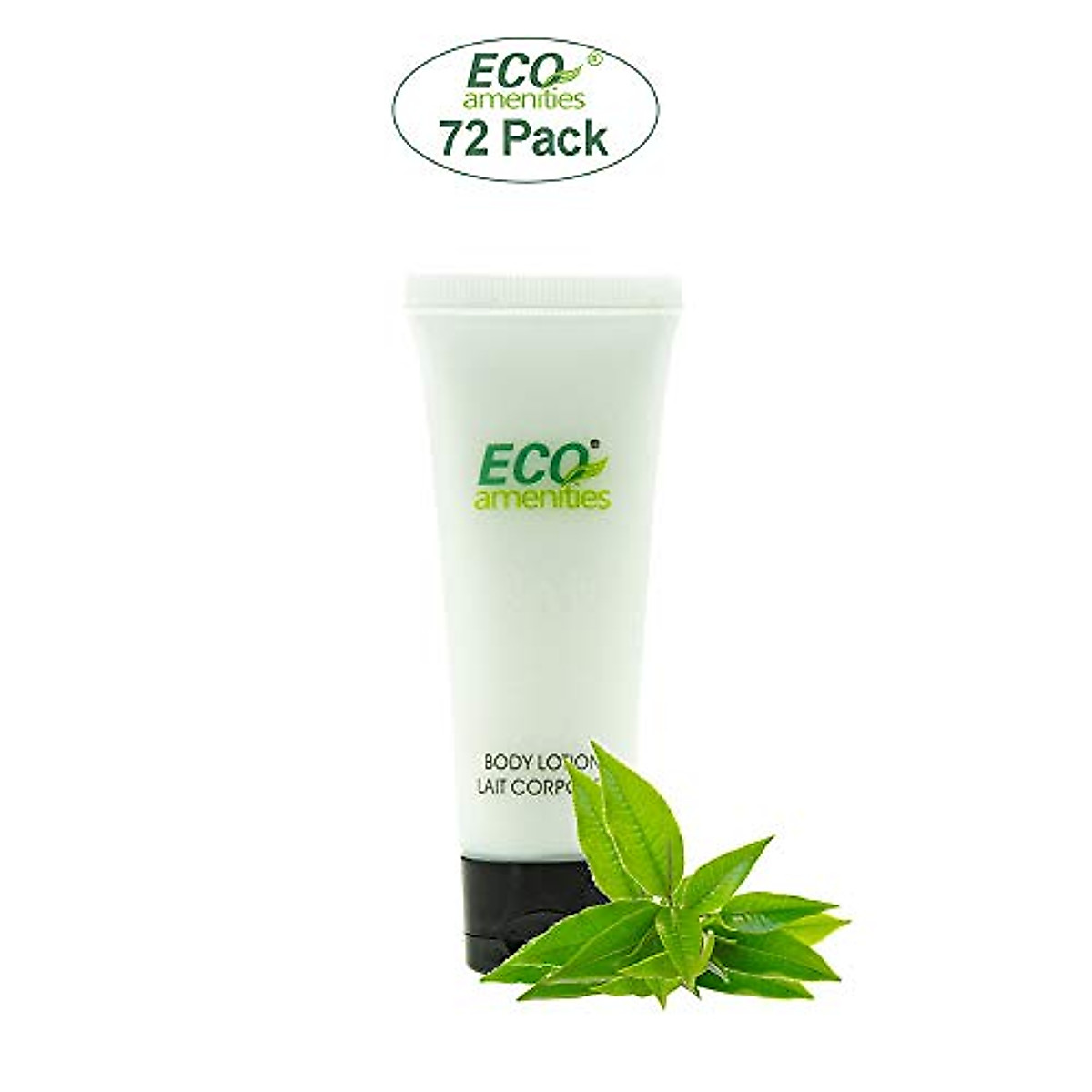 ECO Amenities Travel Size 1oz Body Lotion (BULK 72 Pack) - 30ml Tubes, Mini Lotion - Individually Wrapped Travel Lotion with Flip Cap, Bulk Travel Size Lotion for Hotels, Airbnb, Hospitality
