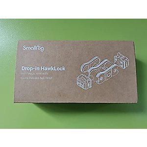 SmallRig Quick Release Ballhead Magic Arm 360° Rotation Articulating Magic Arm with 1/4" Screw, Drop-in HawkLock Camera Clamp for Field Monitor, Camera, Light, Max Load of 5kg, Aluminum Alloy - 3515B