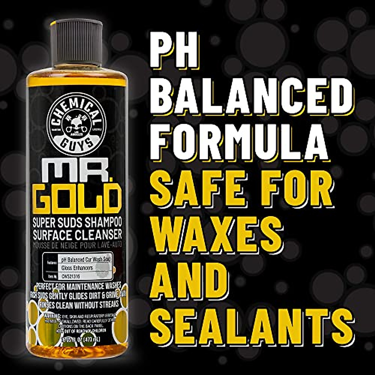 Chemical Guys CWS213 Mr. Gold Foaming Car Wash Soap (Works with Foam Cannons, Foam Guns or Bucket Washes) Safe for Cars, Trucks, Motorcycles, RVs & More, 128 fl oz (1 Gallon), Pina Colada Scent