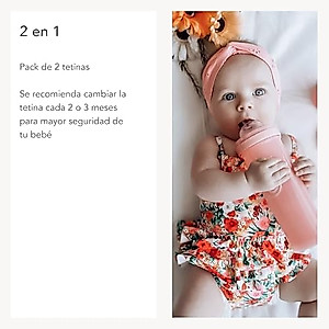 Twistshake Anti Colic Teat Nipples - Premium Quality Baby Nipples for a Comfortable Feeding Experience - Suitable for 6+ Months, 2 Counts (Pack of 1)