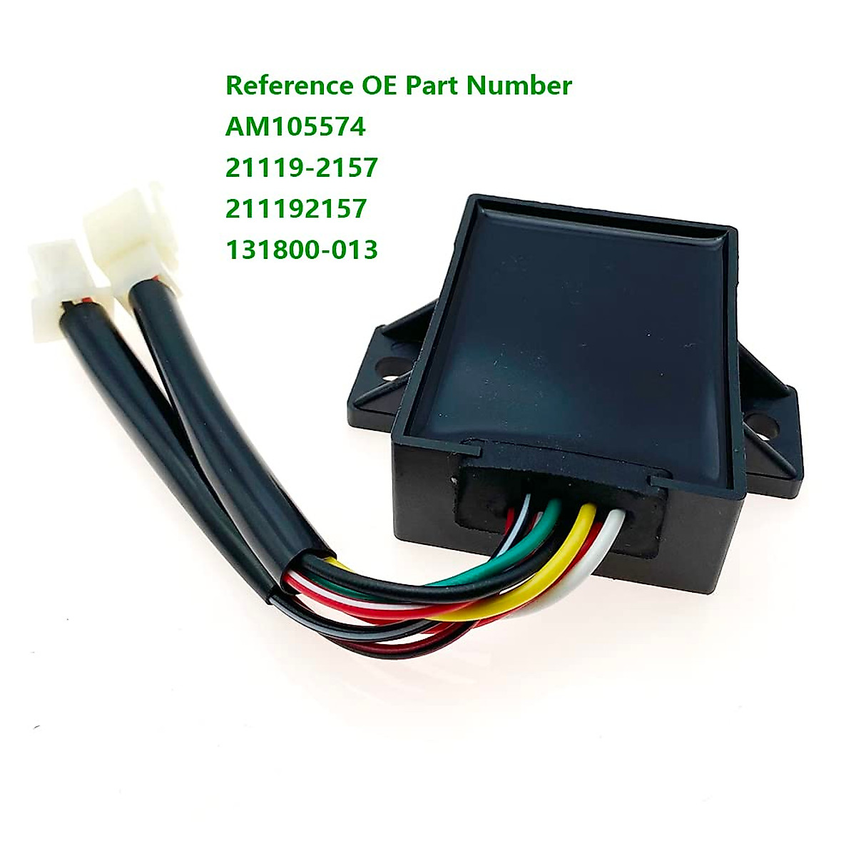 kytuacel Ignitor CDI Box for John Deere Lawn and Garden Tractors Kawasaki FD501V FD590V FD611V FD620D Replace AM105574 21119-2157 211192157 131800-0131