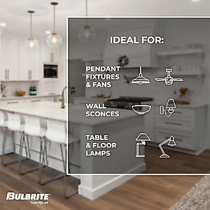 Bulbrite 8.5 Watt Dimmable Clear Filament ST18 / ST19 Medium (E26) LED Bulb - 850 Lumens, 3000K, and 90 CRI