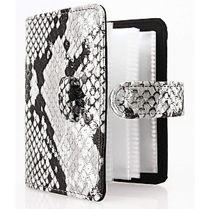 Forged Dice Co. Spellbook of Incantations (Mystical Dragon Skin Edition) Spellbook Card Holder & Pack of Dry Erase Cards with Velvet Storage Bag - Storage for D&D Spell Book Monster Magic Item Cards