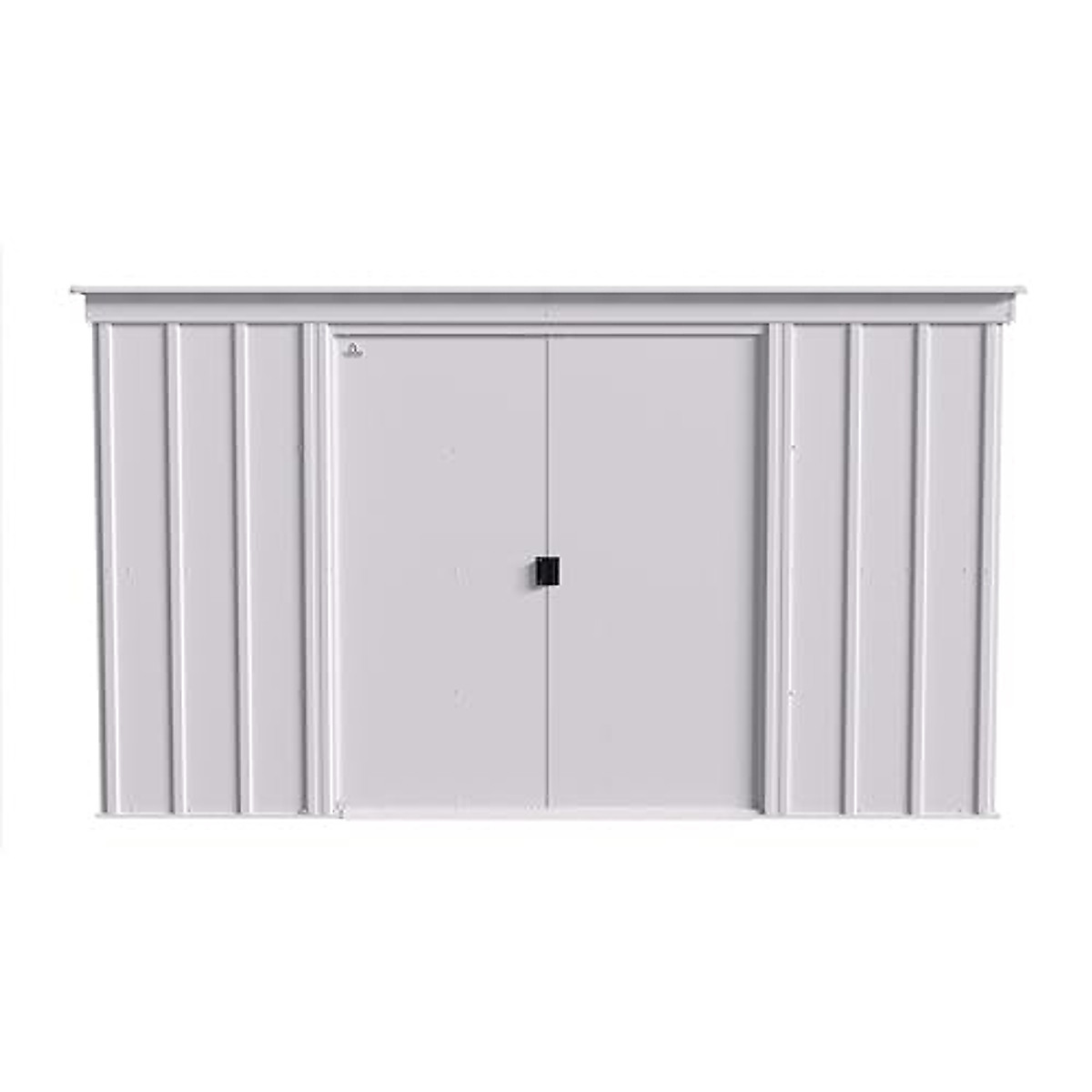 Arrow Classic Steel Storage Shed, 10x4, Flute Grey