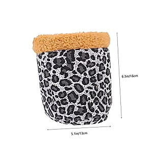 LIFKICH 2 pcs Guinea Prints House Decorative Toy Hedgehog Bag Funny Hamster Pattern Hideout Baby Small Design Rats Pet Dwarf Sleeping Hedgehogs Animal Supply Sack Lovely Accessory Bed