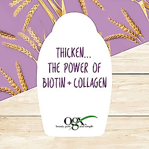 OGX Thick & Full + Biotin & Collagen Shampoo, 13 Ounce